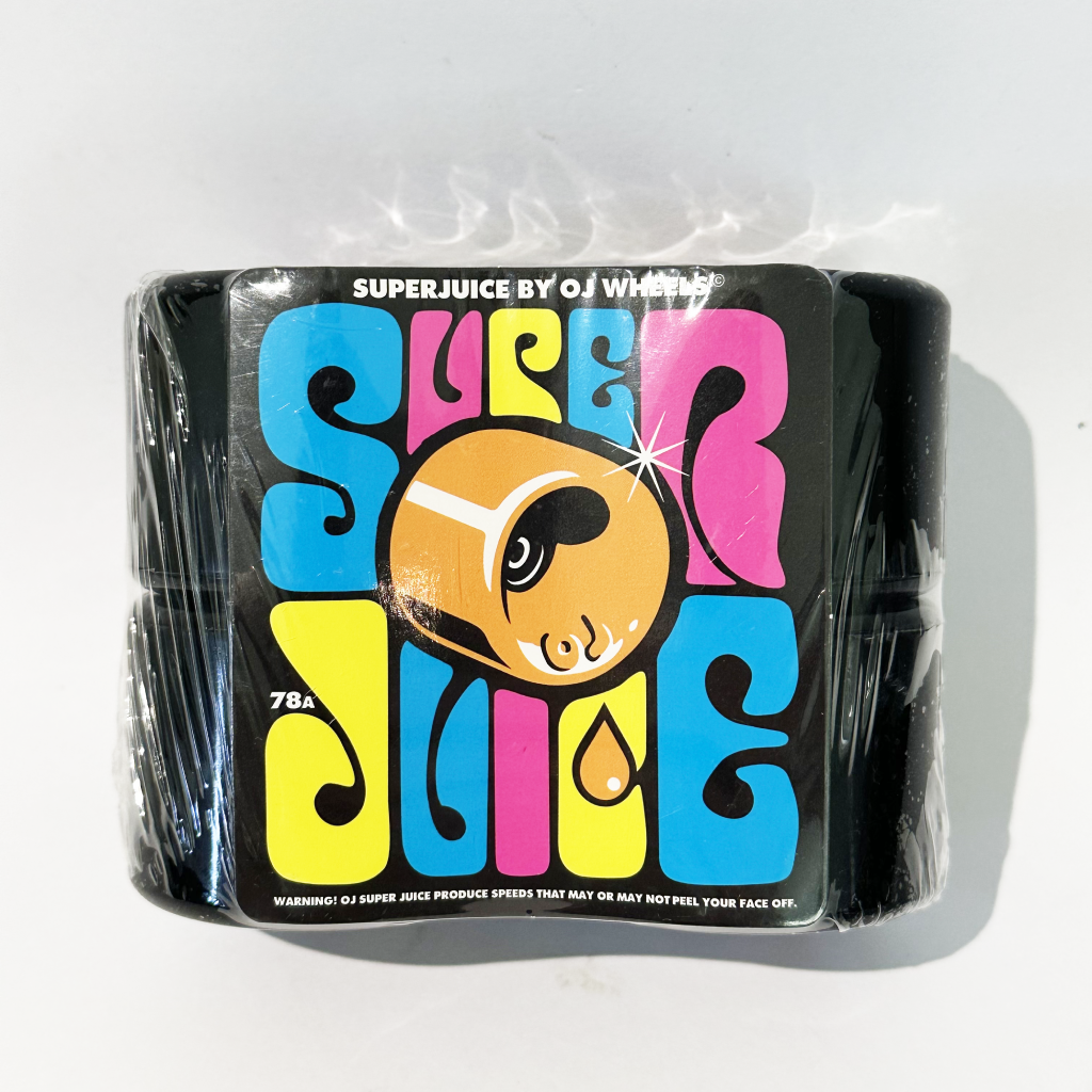 OJ Super Juice 60mm 78a black wheels