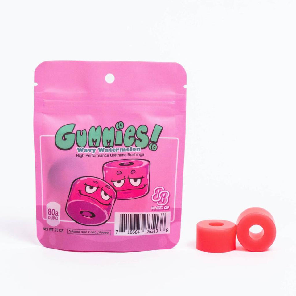 88 Gummies Double Barrel Bushings in Super Soft 80a